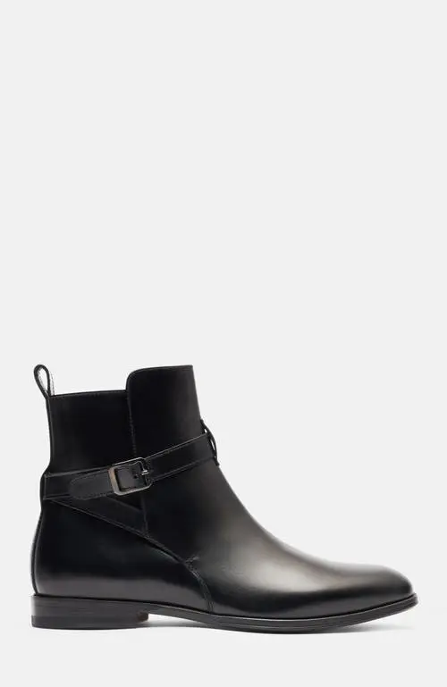 SCAROSSO Lara Jodhpur Boots - Black - Calf