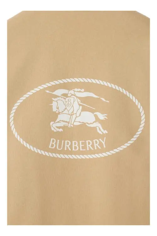 Burberry Knight Stamp Cotton Sweatshirt - Flax Beige