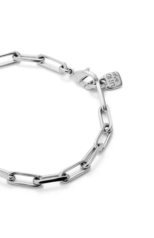 UNODE50 Cable Chain Bracelet - Silver