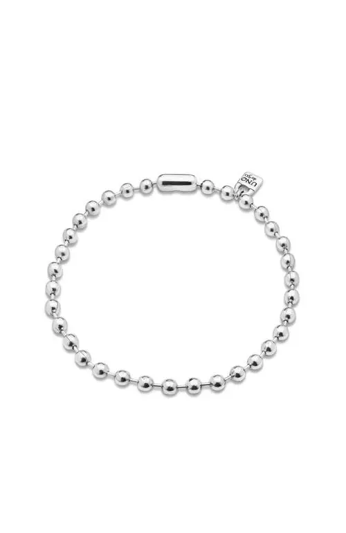 UNODE50 Bead Necklace - Silver