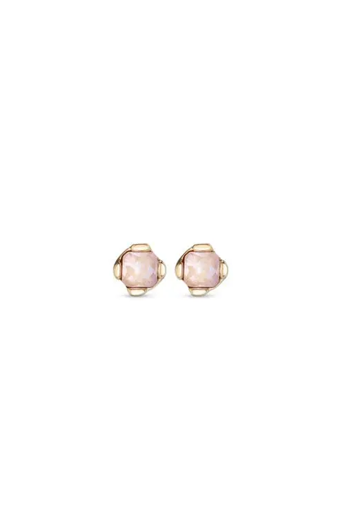 UNODE50 Stud Earrings With Crystal - Gold