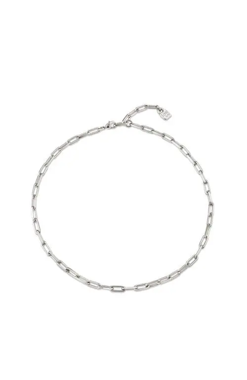 UNODE50 Mini Linkline Charm Necklace - Silver