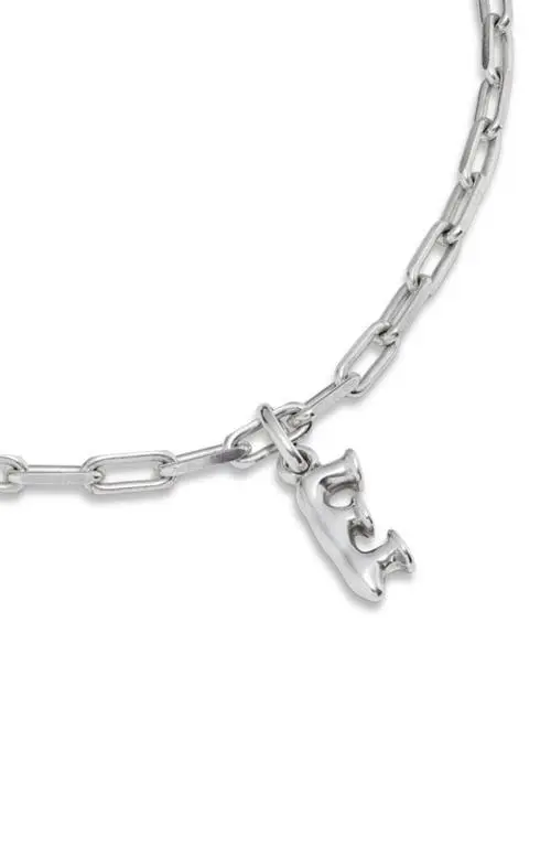 UNODE50 Mini Linkline Charm Necklace - Silver