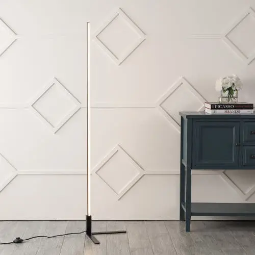 JONATHAN Y Potts 60.5" Modern Contemporary Aluminum/iron Integrated Led Post Floor Lamp
