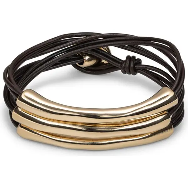 UNODE50 Trine Link Bracelet - Gold
