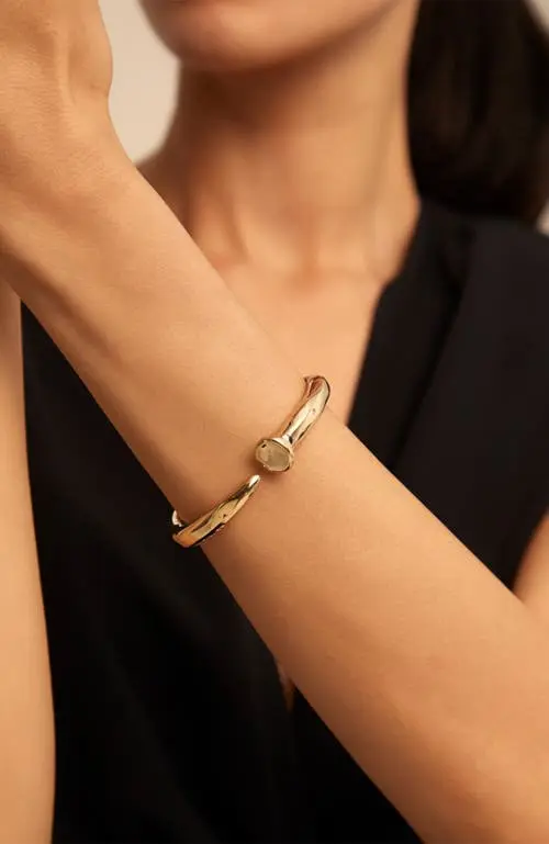 UNODE50 Bent Nail Bangle - Gold