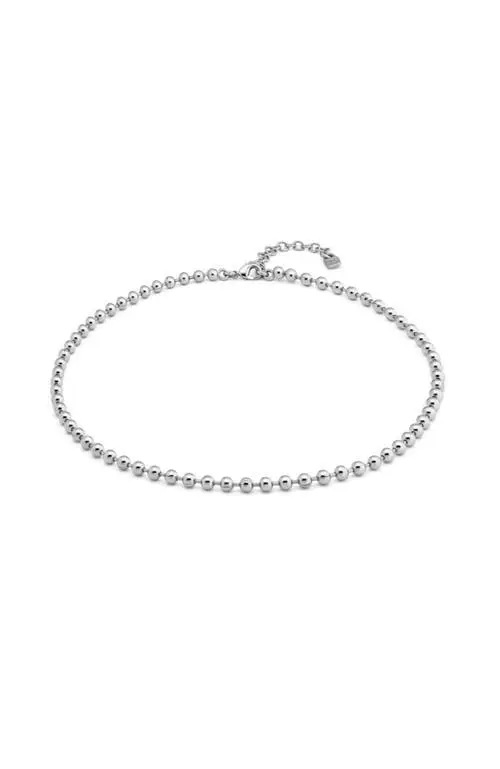 UNODE50 Pulse Bead Chain Necklace - Silver