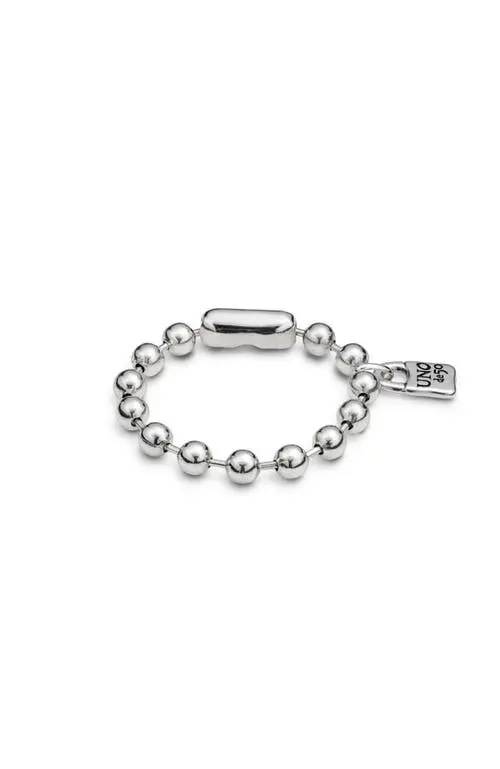 UNODE50 Beadline Bracelet - Silver