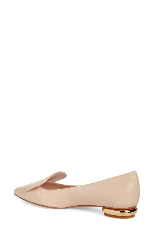 BELLS & BECKS Lia Pointed Toe Loafer - Nude