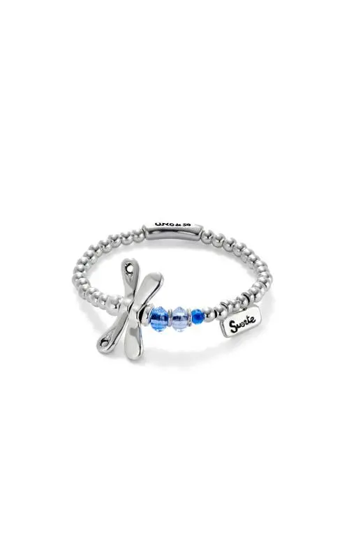 UNODE50 Dragonfly Bracelet - Silver