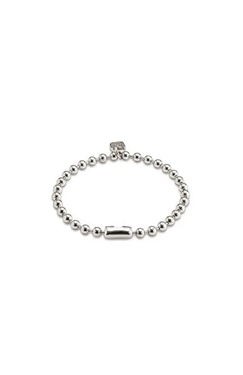 UNODE50 Beaded Charm Bracelet - Silver