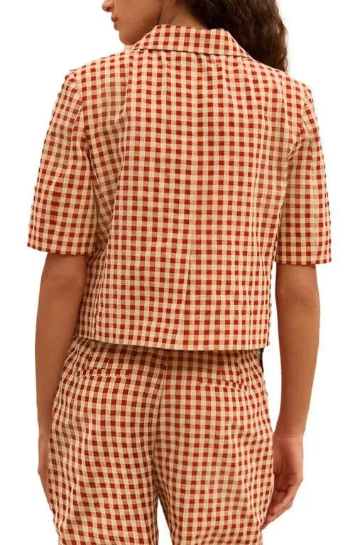 NEXT Gingham Button-up Shirt