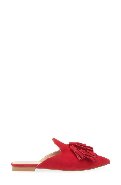BELLS & BECKS Mirella Pointy Toe Tassel Mule