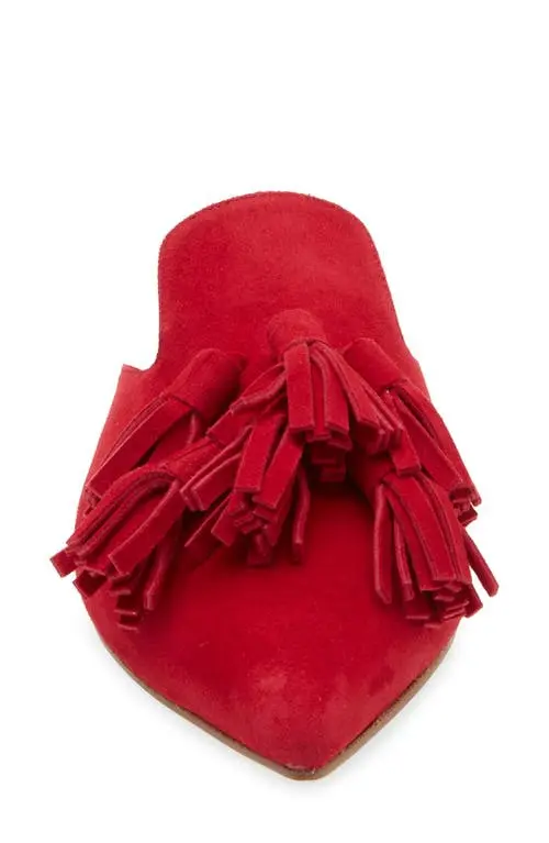 BELLS & BECKS Mirella Pointy Toe Tassel Mule