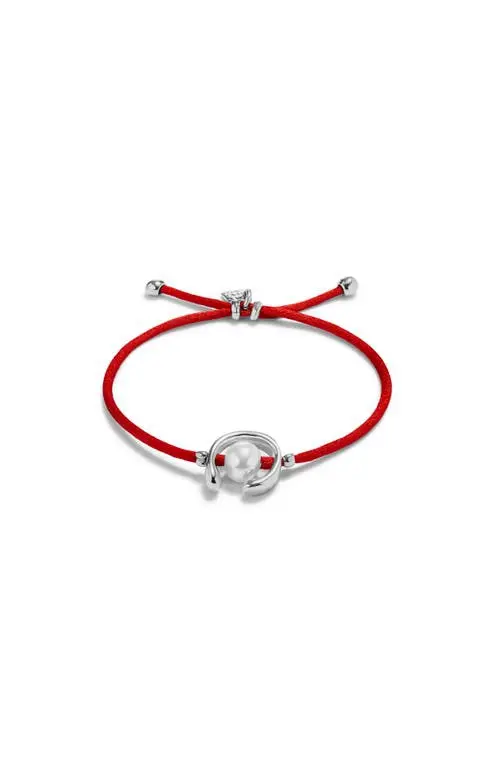 UNODE50 Sterling -plated Bracelet With Pearl - Silver