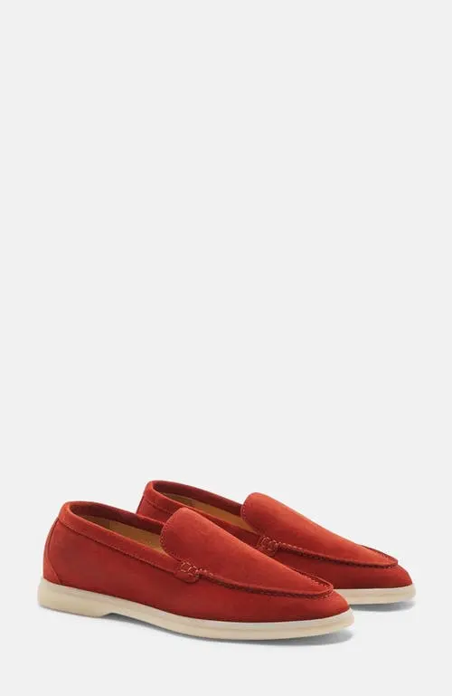 SCAROSSO Ludovica Loafers - Rust Suede
