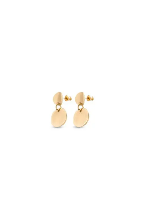 UNODE50 18k-plated Hinged Earrings