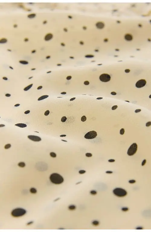 NEXT Ditsy Spot Peter Pan Collar Blouse