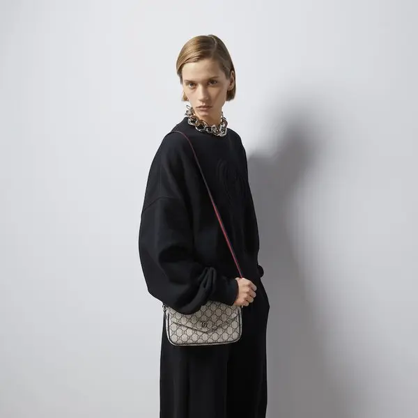 Gucci Ophidia Pochette Gg Canvas