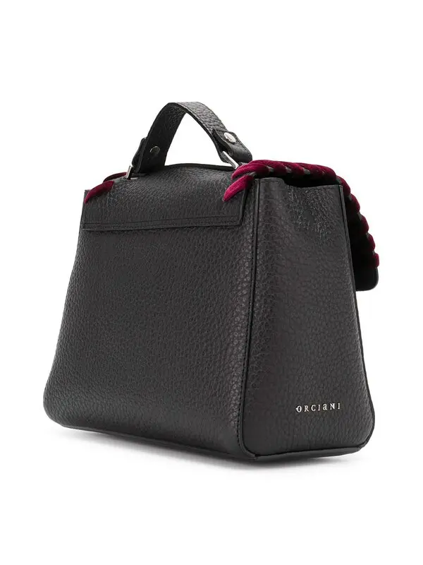 Orciani Shoulder Bag With Velvet Stitch