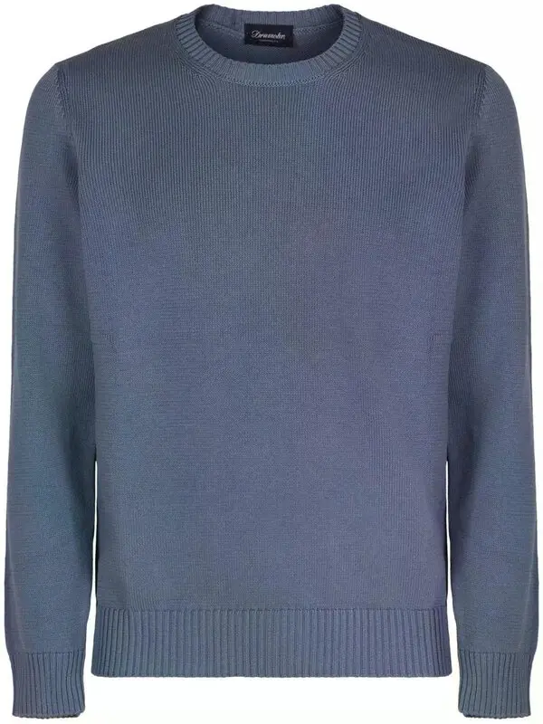 DRUMOHR Cotton Sweater - Blue