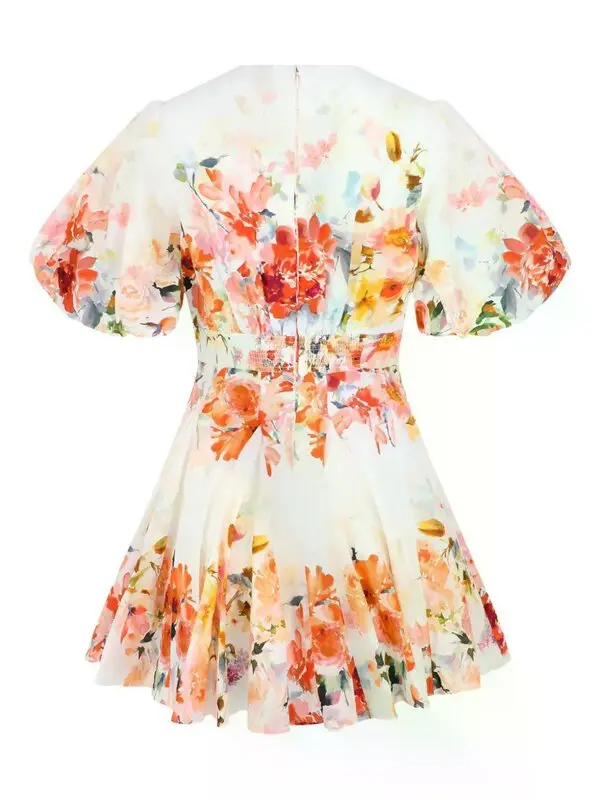 Hemant & Nandita Sama Mini Dress In White - 17% Off | Editorialist