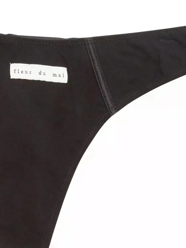 FLEUR DU MAL Logo-detail Thong