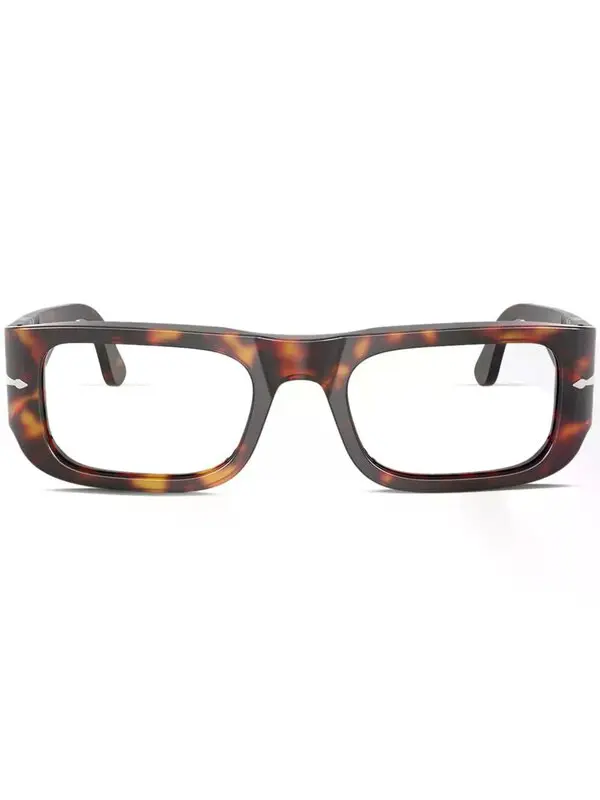 Persol Square Frame Eyeglasses - Brown