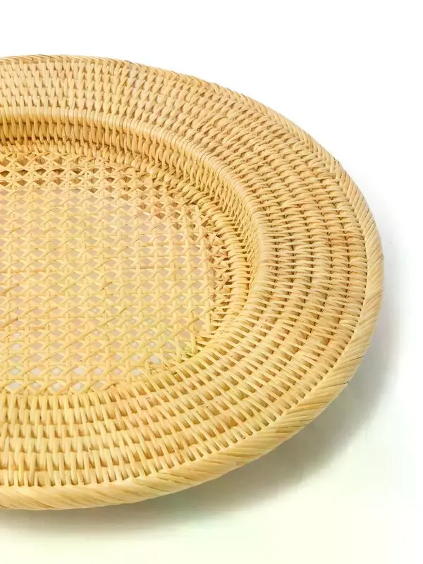 CABANA Woven Sabbia Round Tray