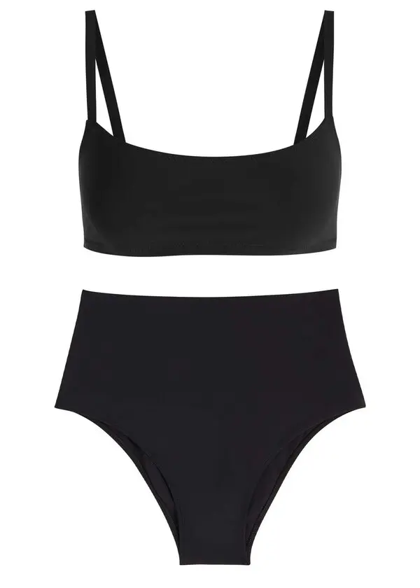 LIDO Leslie Amon Paloma Printed Bikini - Black