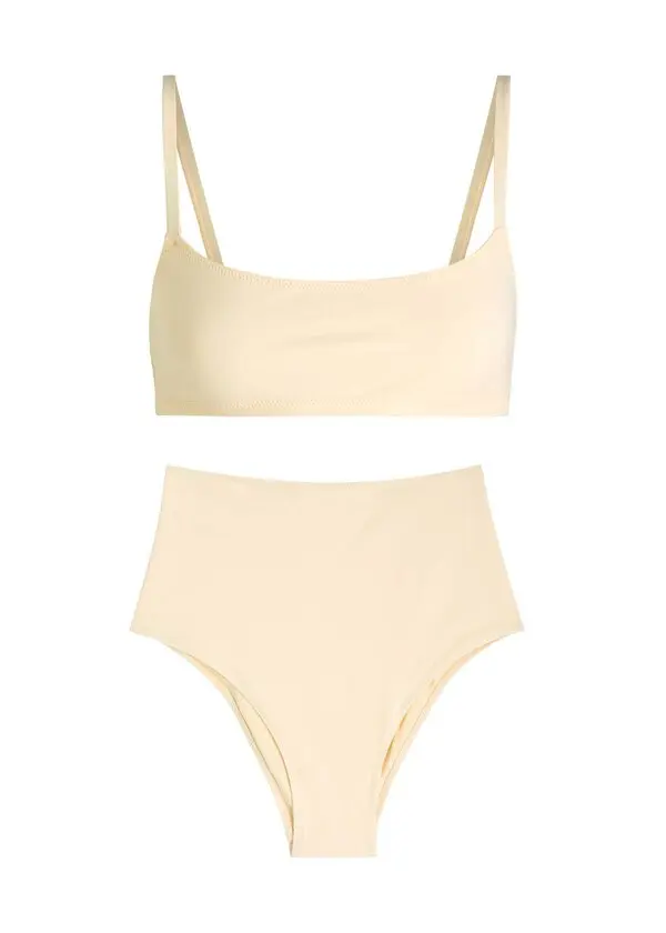 LIDO Undici High-waist Bikini - Ivory