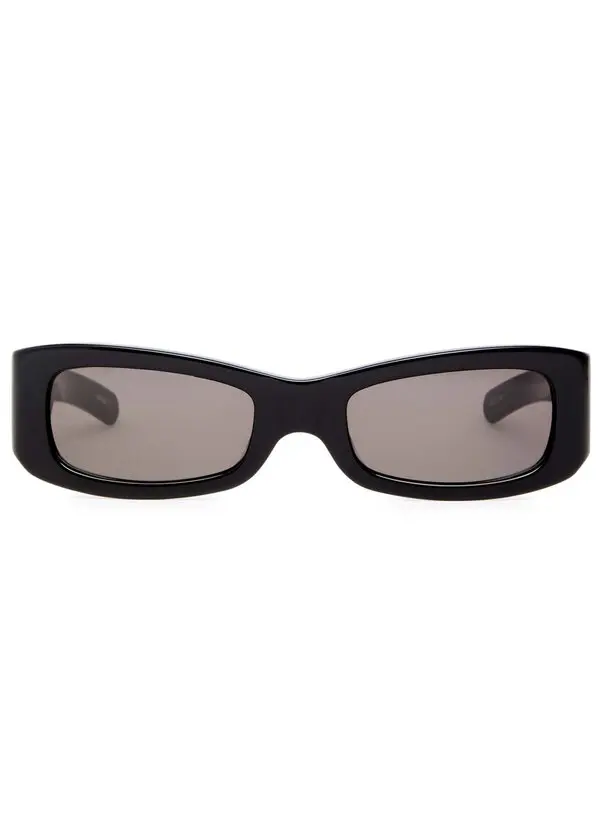 FLATLIST Kareem Rectangle-frame Sunglasses - Black