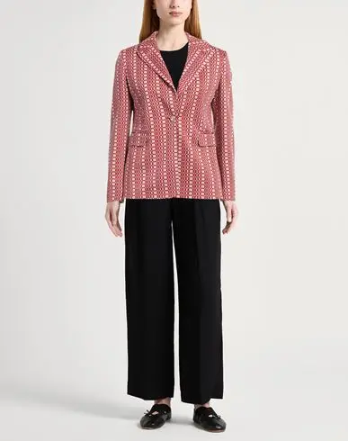 LIU •JO Single-breasted Blazer With Checked Pattern