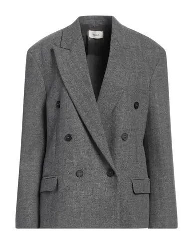 VICOLO Double-breasted Flannel Blazer