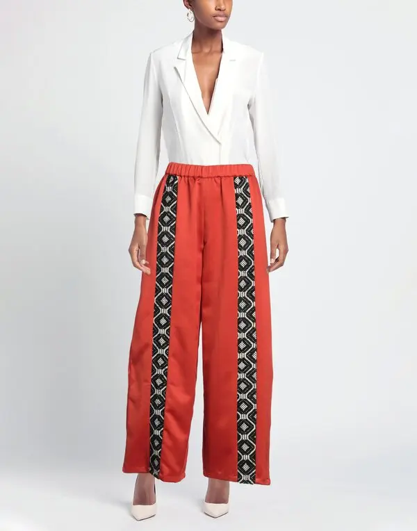 CONNOR & BLAKE Wide-leg Viscose Pants