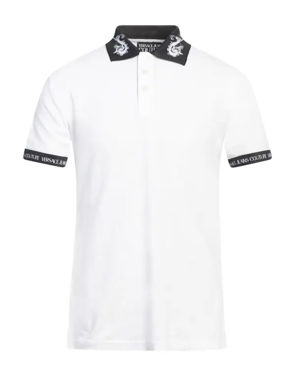 Versace Polo Shirt Size Cotton - White
