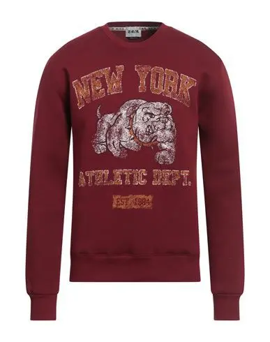 BERNA Cotton-blend Fleece Sweatshirt - Burgundy