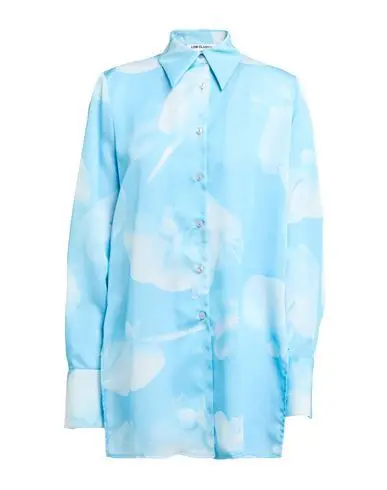 LOW CLASSIC Satin Floral-print Shirt