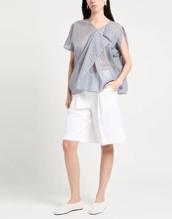 LOW CLASSIC Cotton-silk Top - Grey