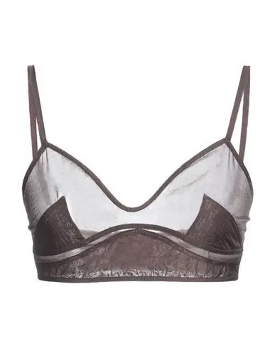 LOW CLASSIC Organza Crop Top - Brown