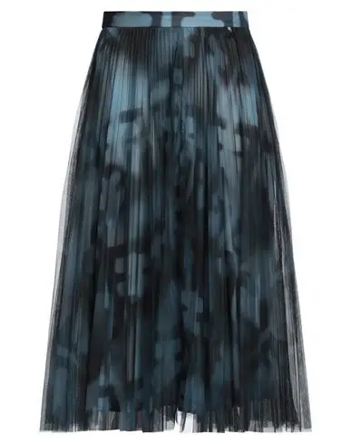 Elisabetta Franchi Midi Pleated Tulle Skirt