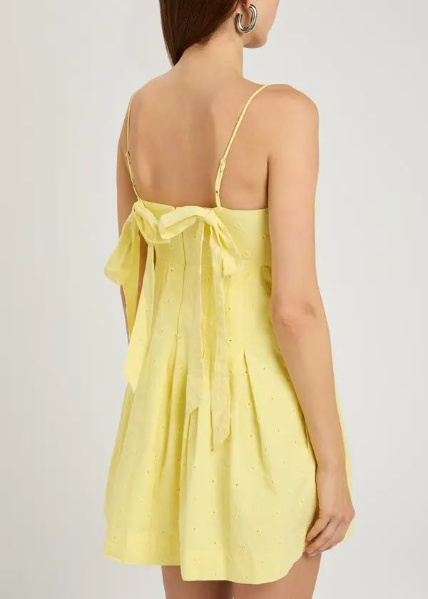 DAMSON MADDER Iris Embroidered Mini Dress