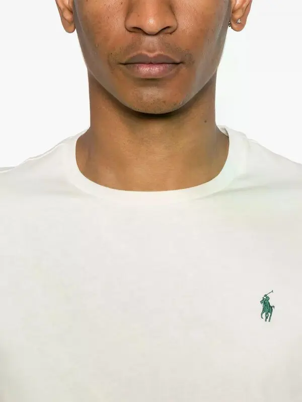 Polo Ralph Lauren Polo Pony-embroidered T-shirt - Neutrals