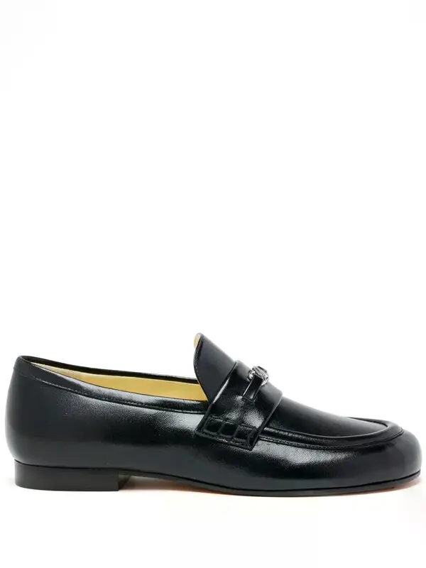 Proenza Schouler Mini Monogram Loafers - Black