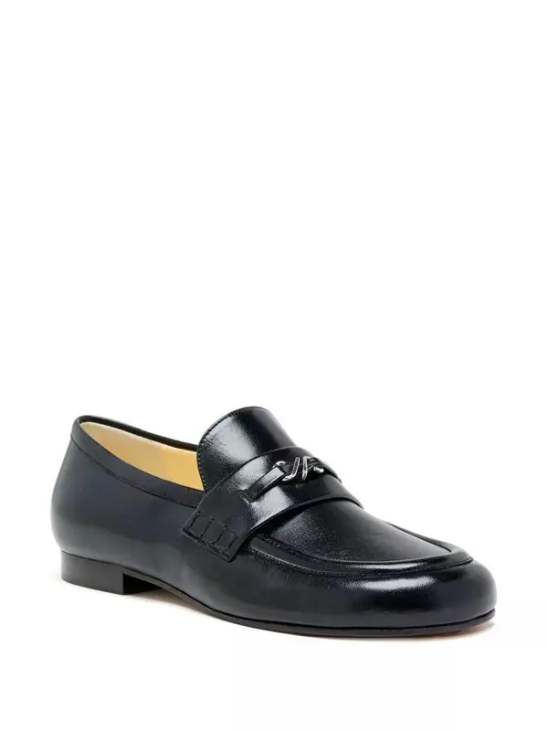 Proenza Schouler Mini Monogram Loafers - Black