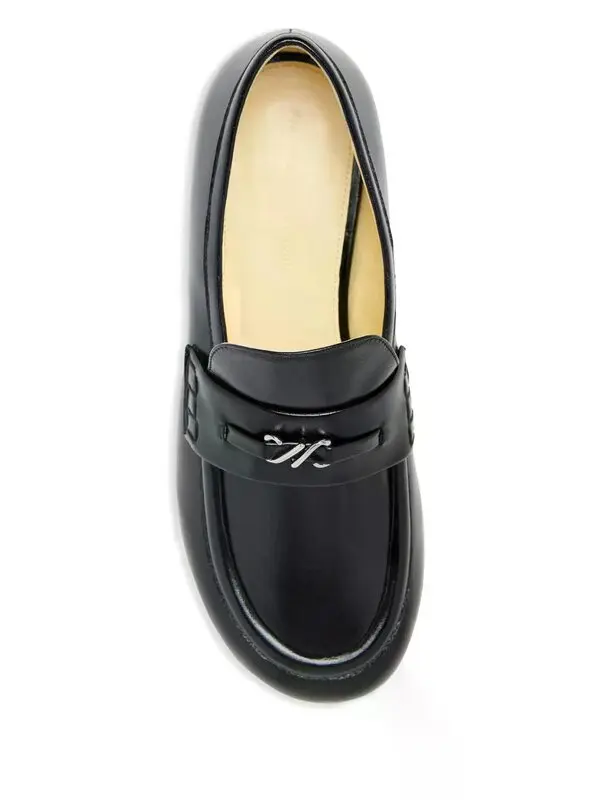 Proenza Schouler Mini Monogram Loafers - Black