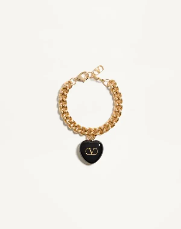 Valentino Garavani Coeur Royal Bracelet - Gold/black
