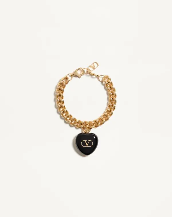 Valentino Garavani Coeur Royal Bracelet - Gold/black