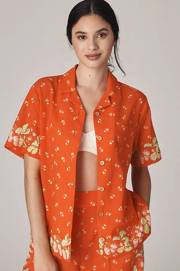 RACHEL ANTONOFF James Printed Shirt Top