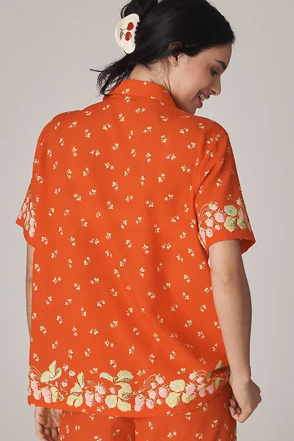 RACHEL ANTONOFF James Printed Shirt Top